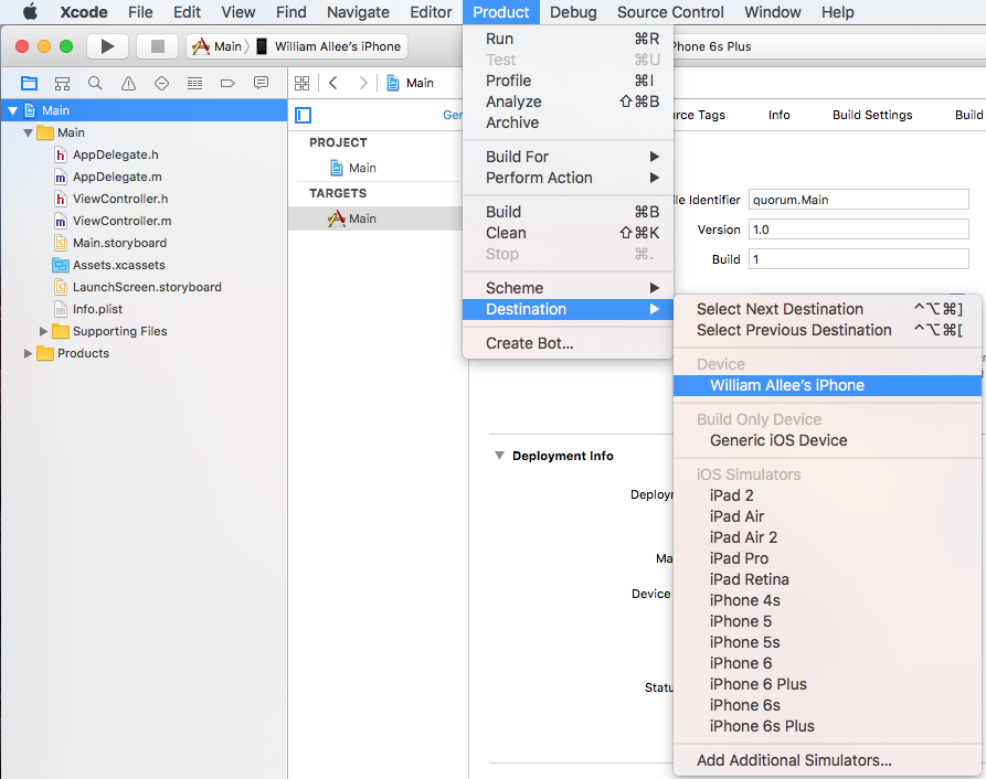 Apple Devices - Quorum Programming Language
